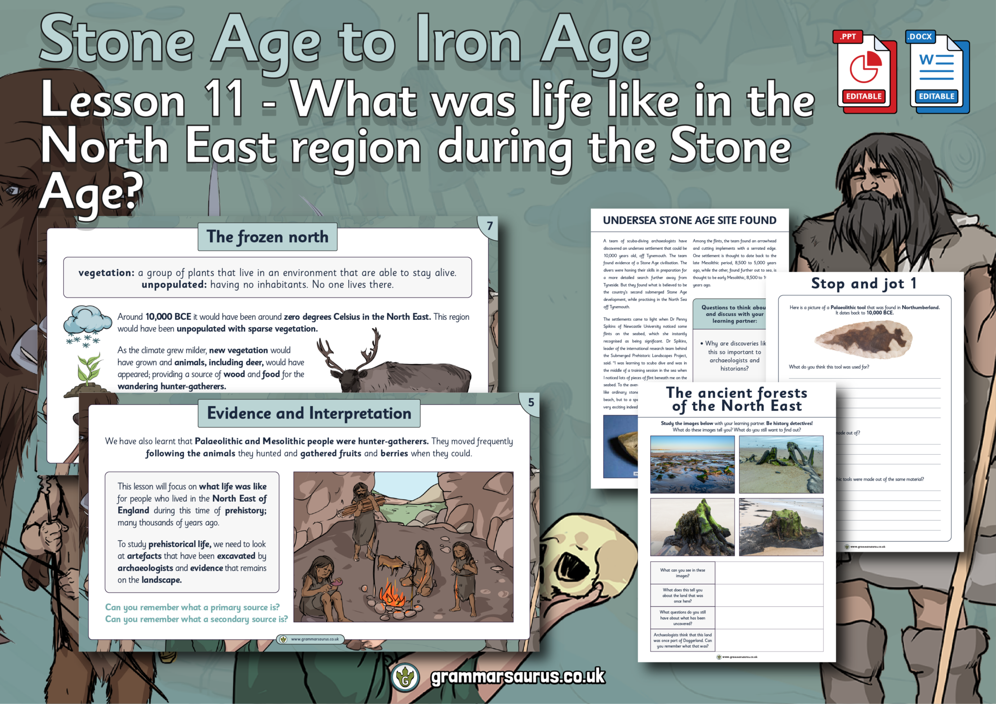 Year 3 History – Stone age to Iron age – What was life like in the ...