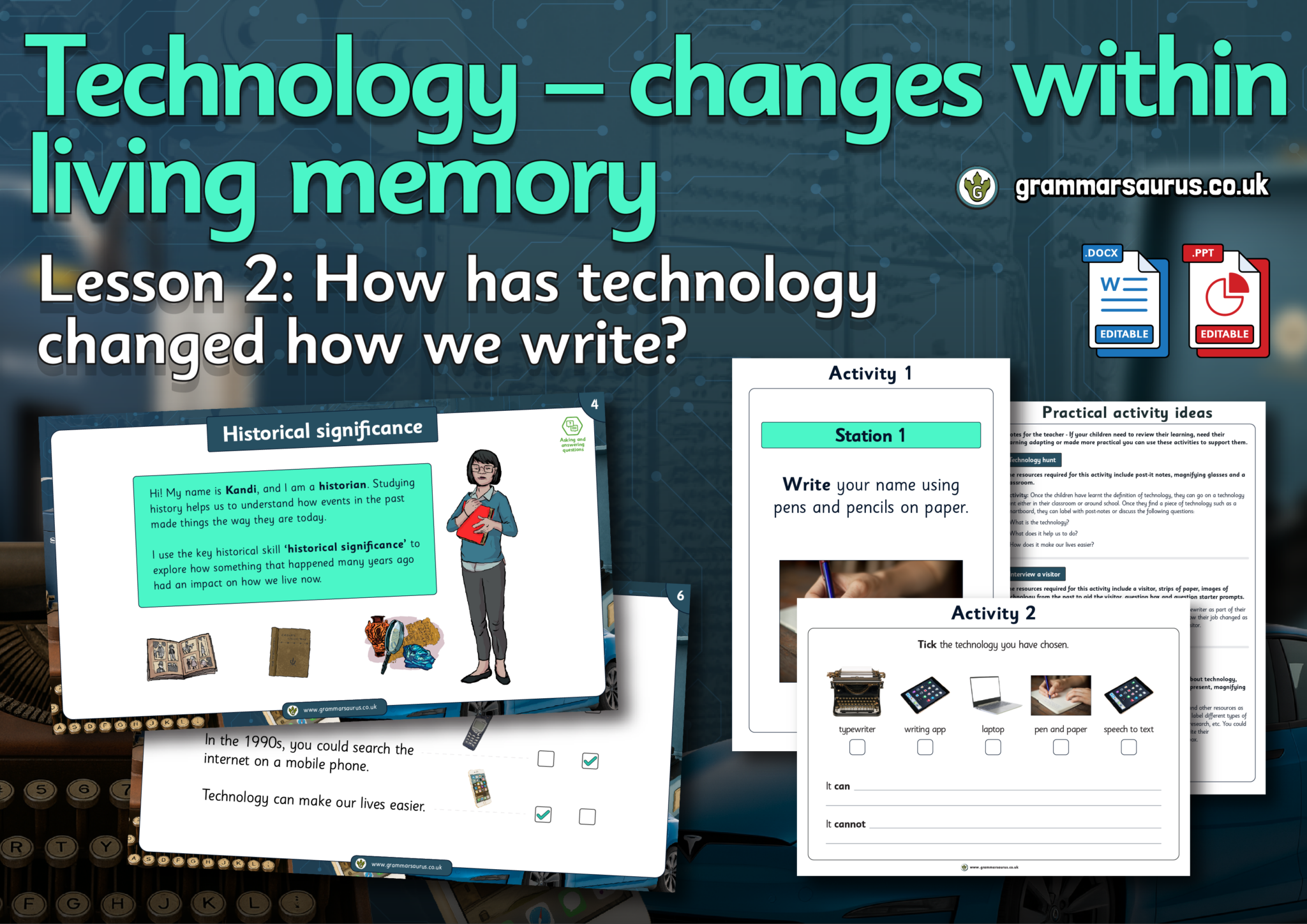 Year 2 History – Technology – Changes within living memory – How has ...