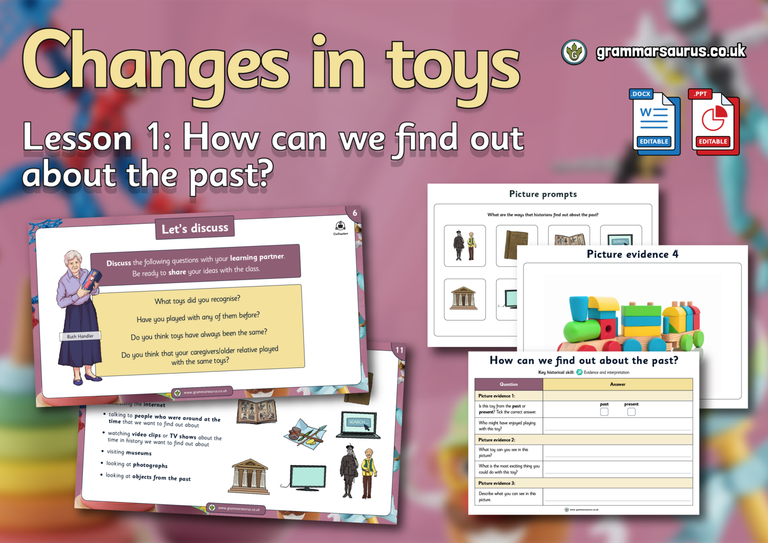 KS1 History - Changes in Toys - How can we find out about the past ...
