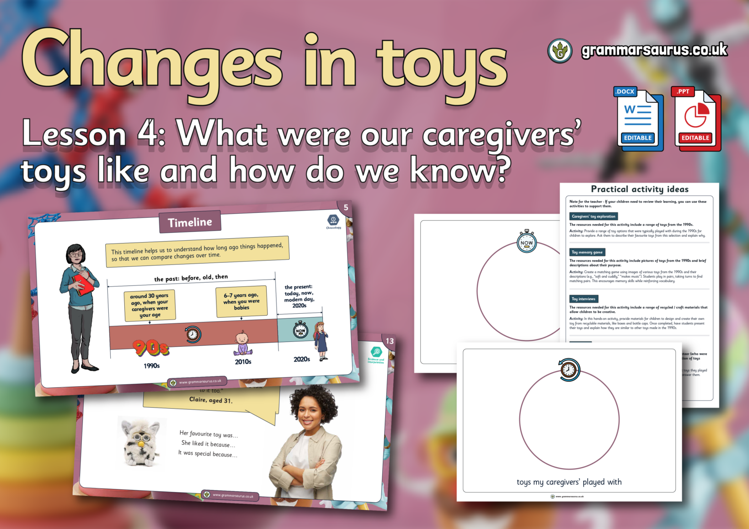 KS1 History - Changes in Toys - What were our caregivers' toys like and ...