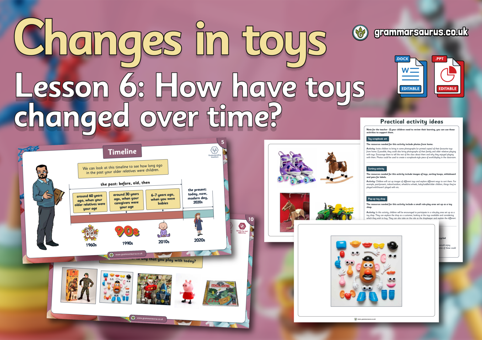 KS1 History - Changes in Toys - How have toys changed over time? Lesson ...