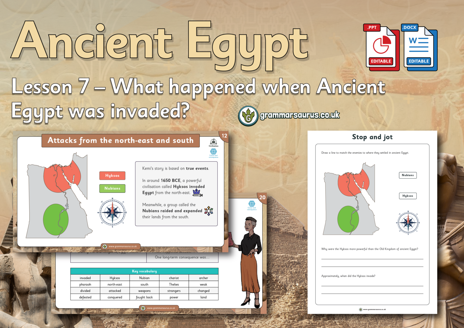 Year 3 History – Ancient Egypt – What happened when Ancient Egypt was ...