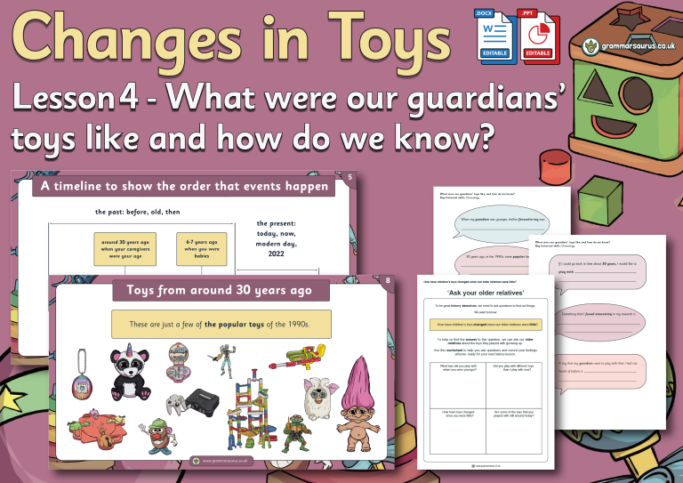 KS1 History - Changes in Toys - What were our Guardians' toys like and ...
