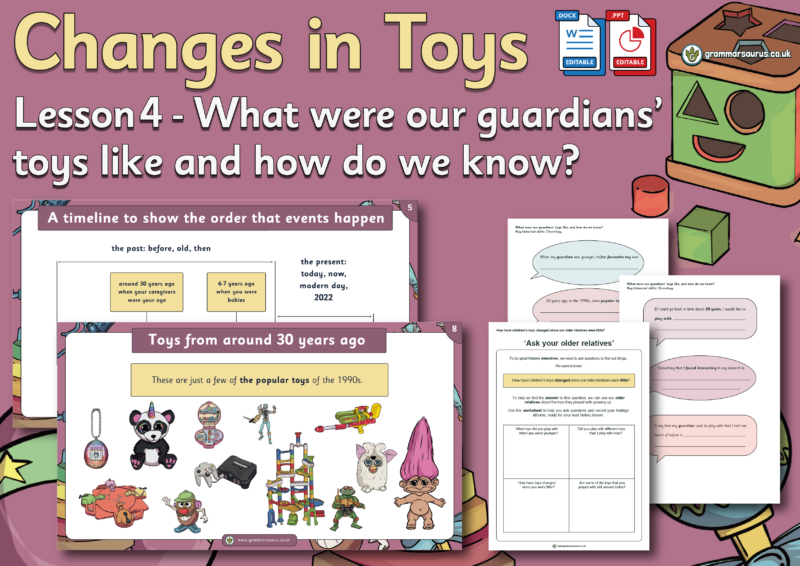 KS1 History - Changes in Toys - What were our Guardians' toys like and ...