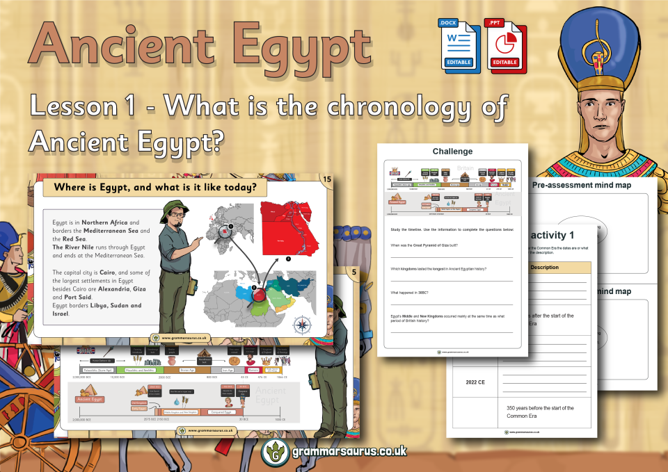 Year 3 History - Ancient Egypt - What is the chronology of Ancient ...