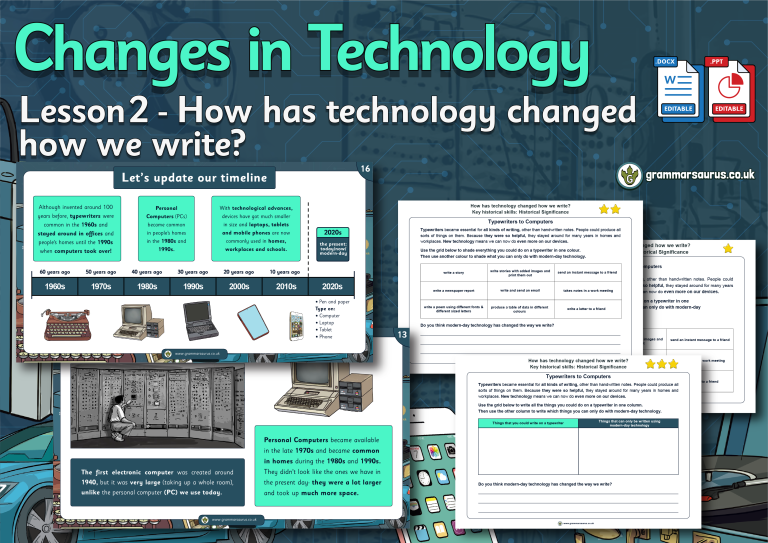KS1 History - Changes in Technology - How has technology changed how we ...