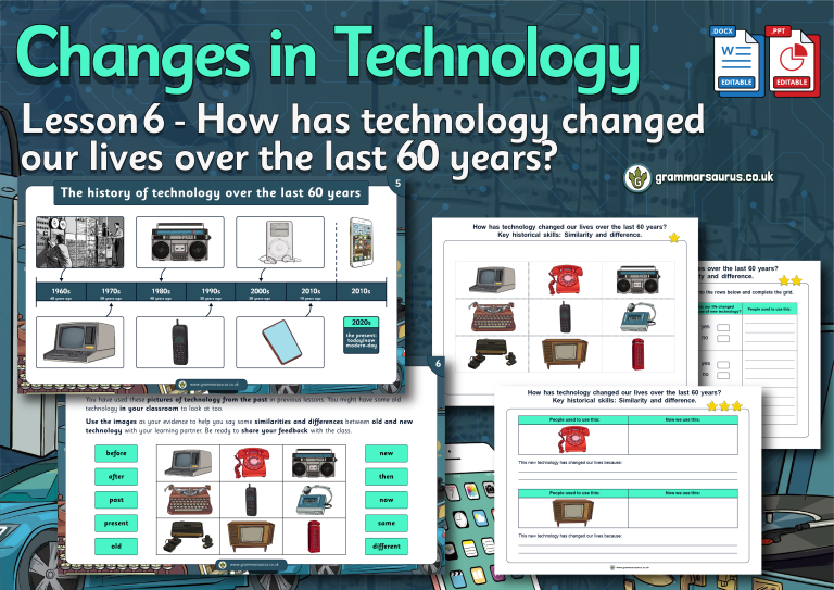KS1 Changes in Technology – How has technology changed our lives in the ...