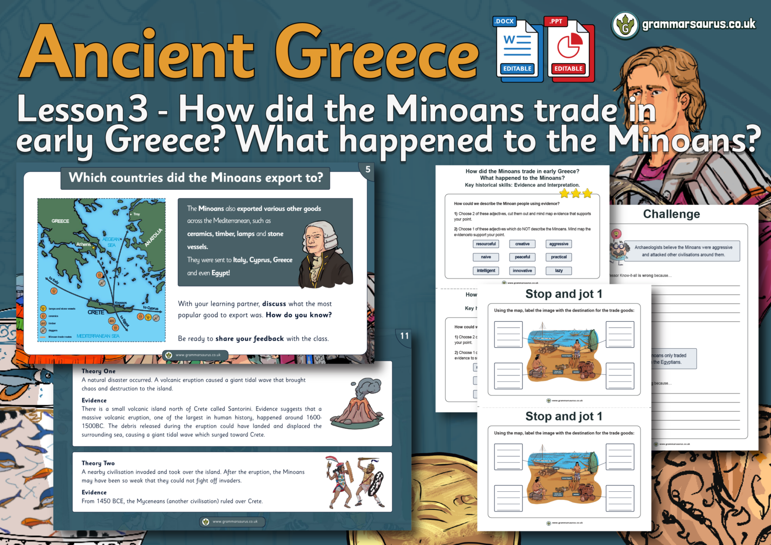 Year 4 History - Ancient Greece - How did the Minoans trade in early ...
