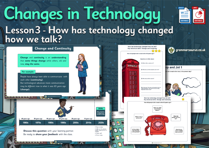 KS1 History – Changes in Technology – How has technology changed how we ...