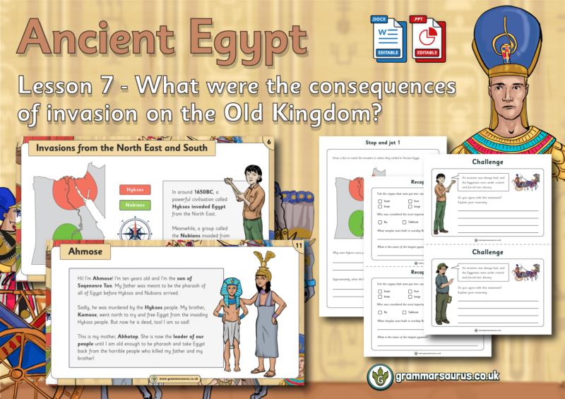 Year 3 History – Ancient Egypt – What were the consequences of invasion ...