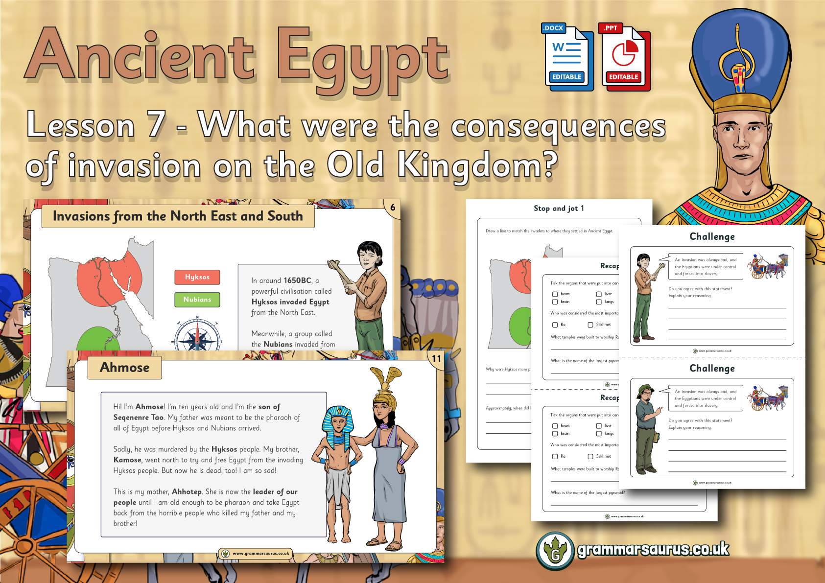 Year 3 History – Ancient Egypt – What were the consequences of invasion ...
