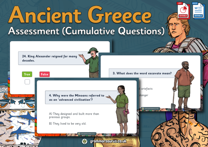 Year 4 History - Ancient Greece - Assessment (Cumulative Questions ...