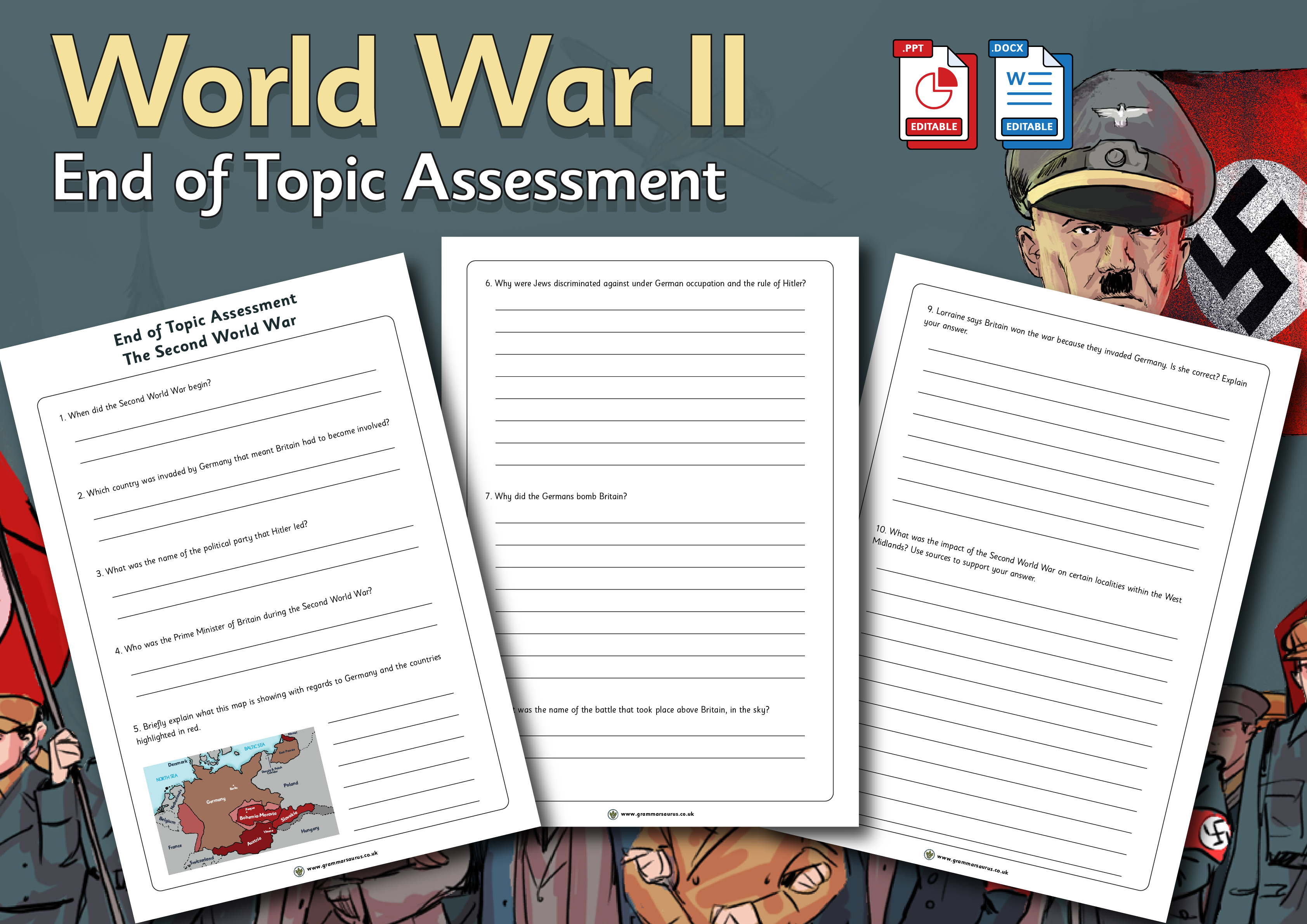 ad End of Topic Assessment - Grammarsaurus