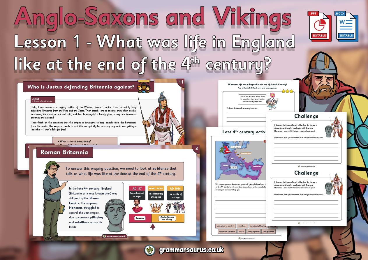 Year 5 History - Anglo-Saxons and Vikings - What was life in England ...