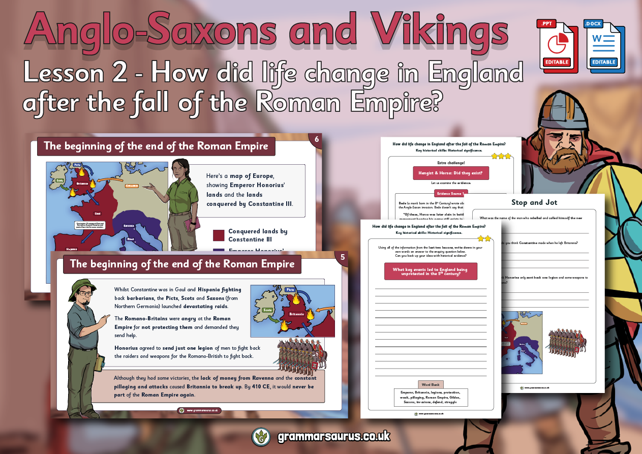 Year 5 History - Anglo-Saxons and Vikings - How did life change in ...