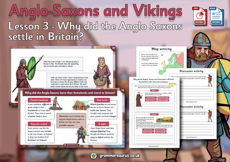 Year 5 History - Anglo-Saxons and Vikings - Why did the Anglo Saxons ...