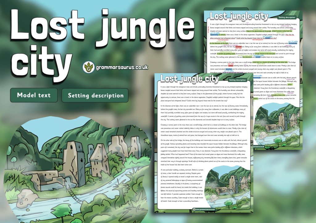 Year 6 Model Text – Setting Description – Lost jungle city ( gbsct P6 ...