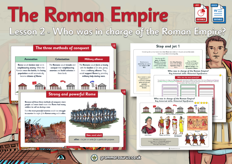 KS3 History - The Roman Empire - Who was in charge of the Roman Empire ...