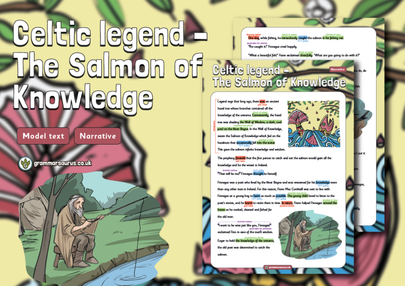 Year 3 Model Text – Narrative – Celtic legend - The Salmon of Knowledge ...