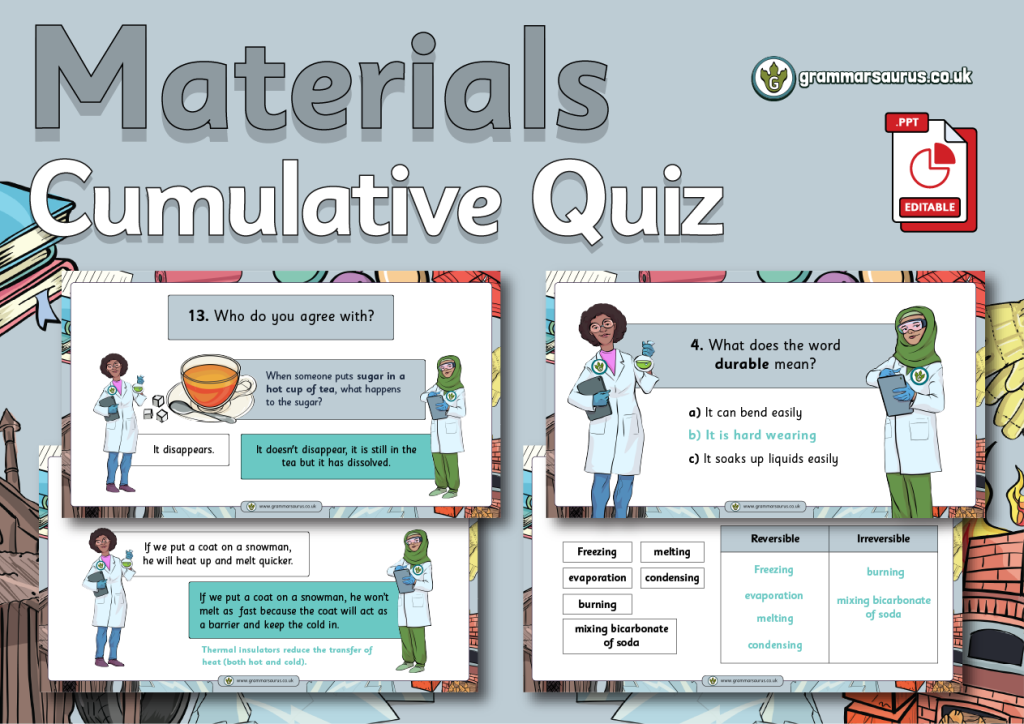 Year 5 Materials - Grammarsaurus