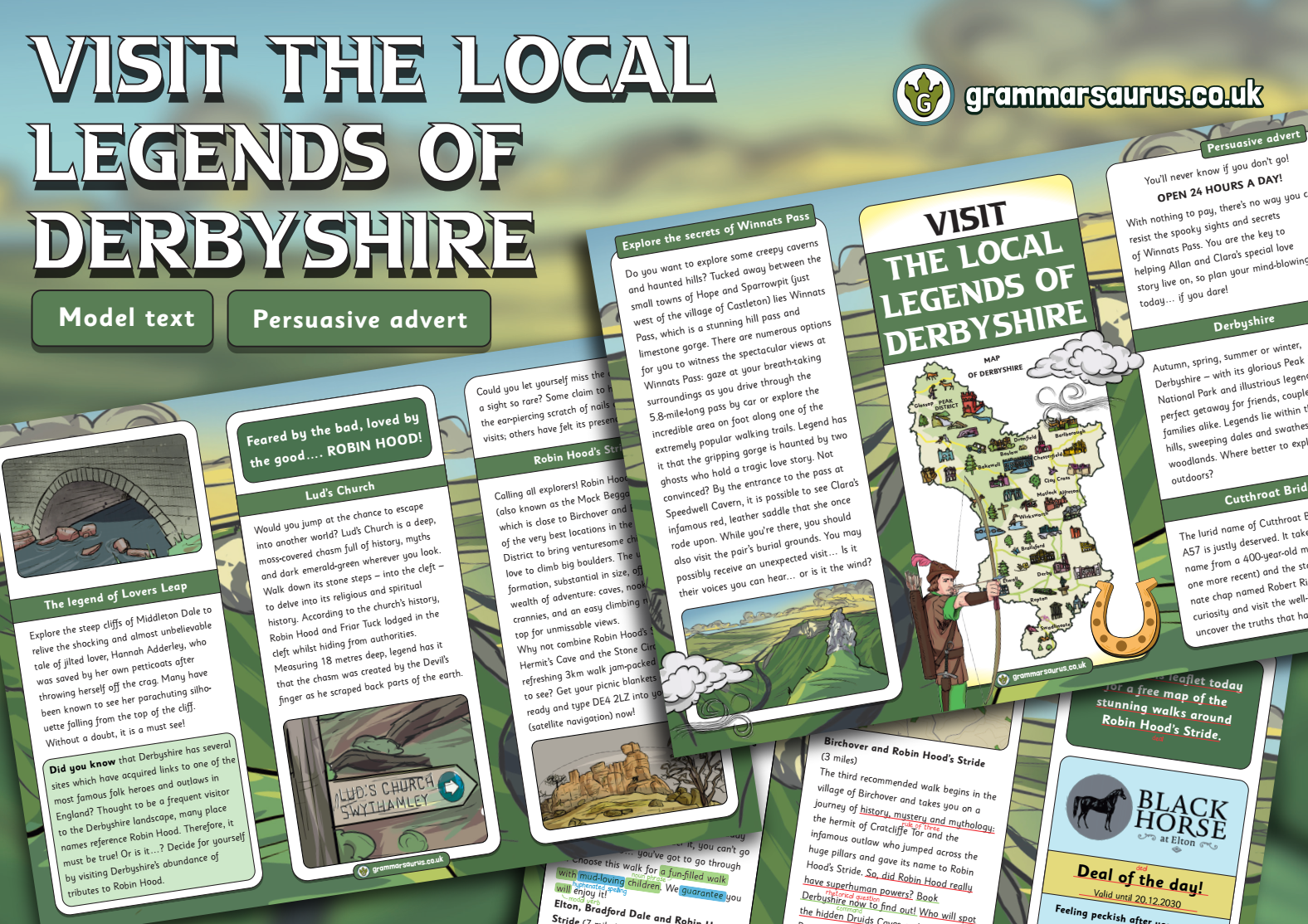 Year 6 Model Text – Persuasive advert – Visit the Local Legends of ...