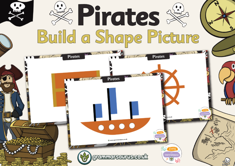 EYFS Pirates – Build a Shape Picture - Grammarsaurus