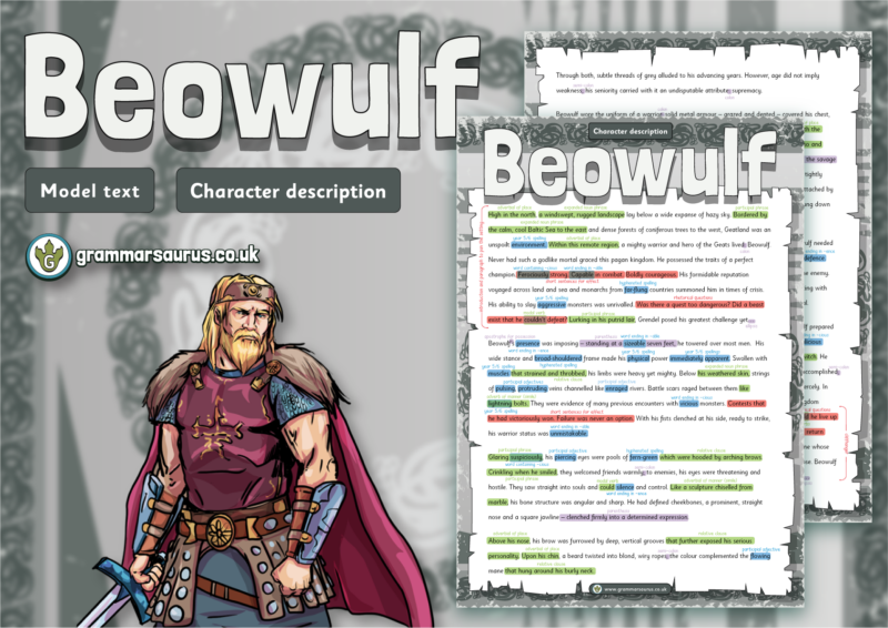 Year 6 Model Text – Character Description – Beowulf - Grammarsaurus