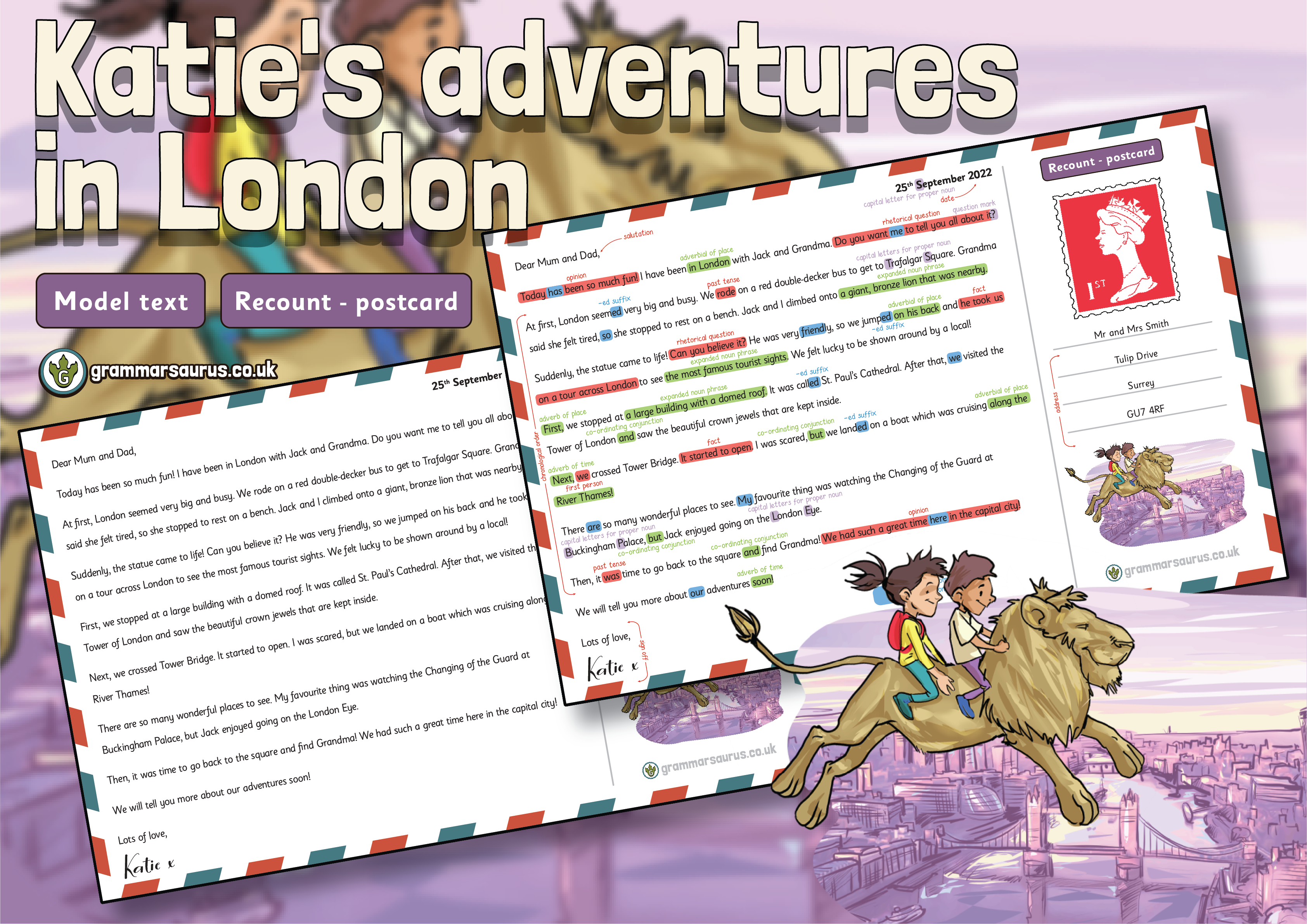 EYFS Superheroes – Word Labels - Grammarsaurus