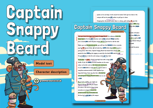 Year 2 Model Text – Character description – Captain Snappy Beard ...