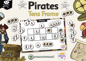 EYFS Pirates – Tens Frame - Grammarsaurus