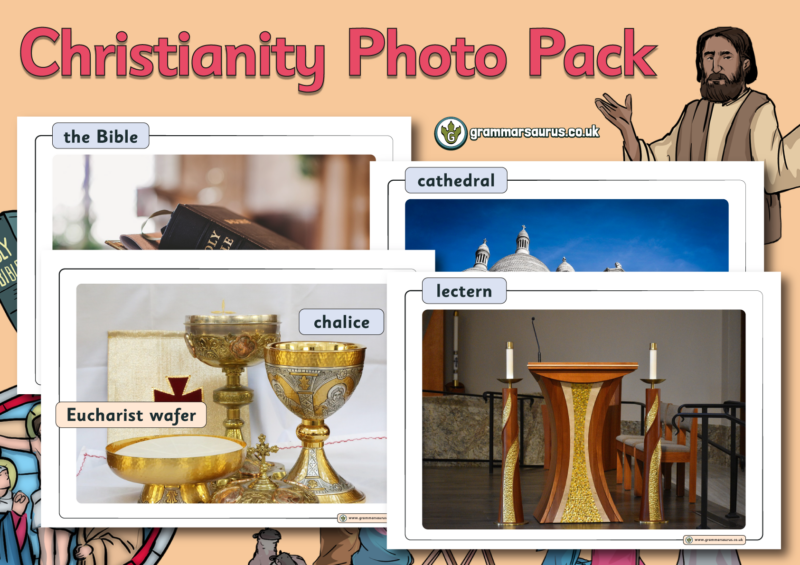KS1 RE – Christianity – Photo pack - Grammarsaurus