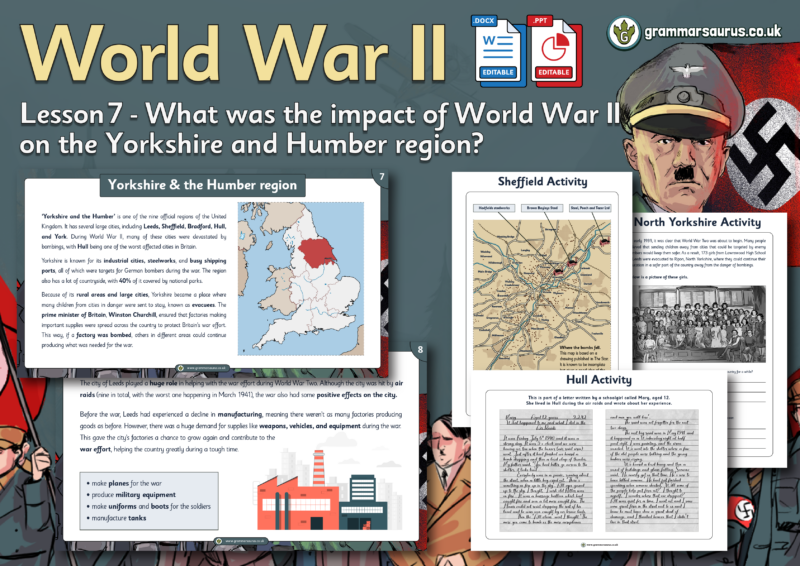 Year 6 History - World War Two - What the impact of the Second World ...