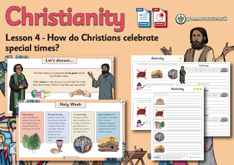 KS1 RE – Christianity – How do Christians celebrate special times ...
