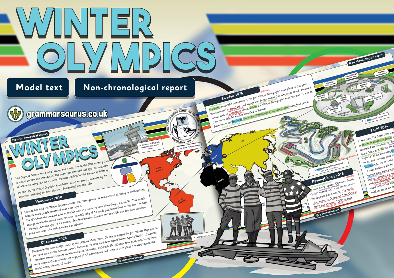 Year 3 Model Text – Non-chronological report – Winter Olympics ...