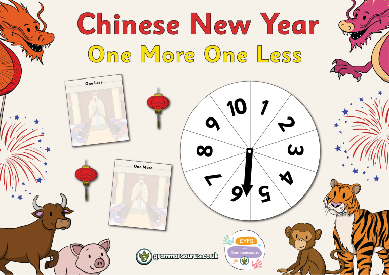 EYFS Chinese New Year – One More One Less - Grammarsaurus