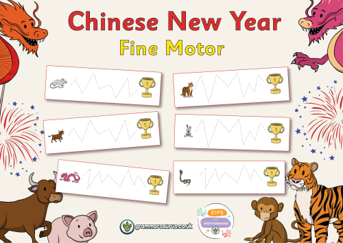 EYFS Chinese New Year – Fine Motor - Grammarsaurus