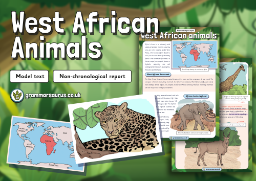 Year 6 Model Text – Non-chronological report – West African Animals ...