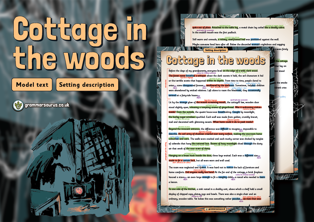 Year 4 Model Text – Setting description – Cottage in the woods ...