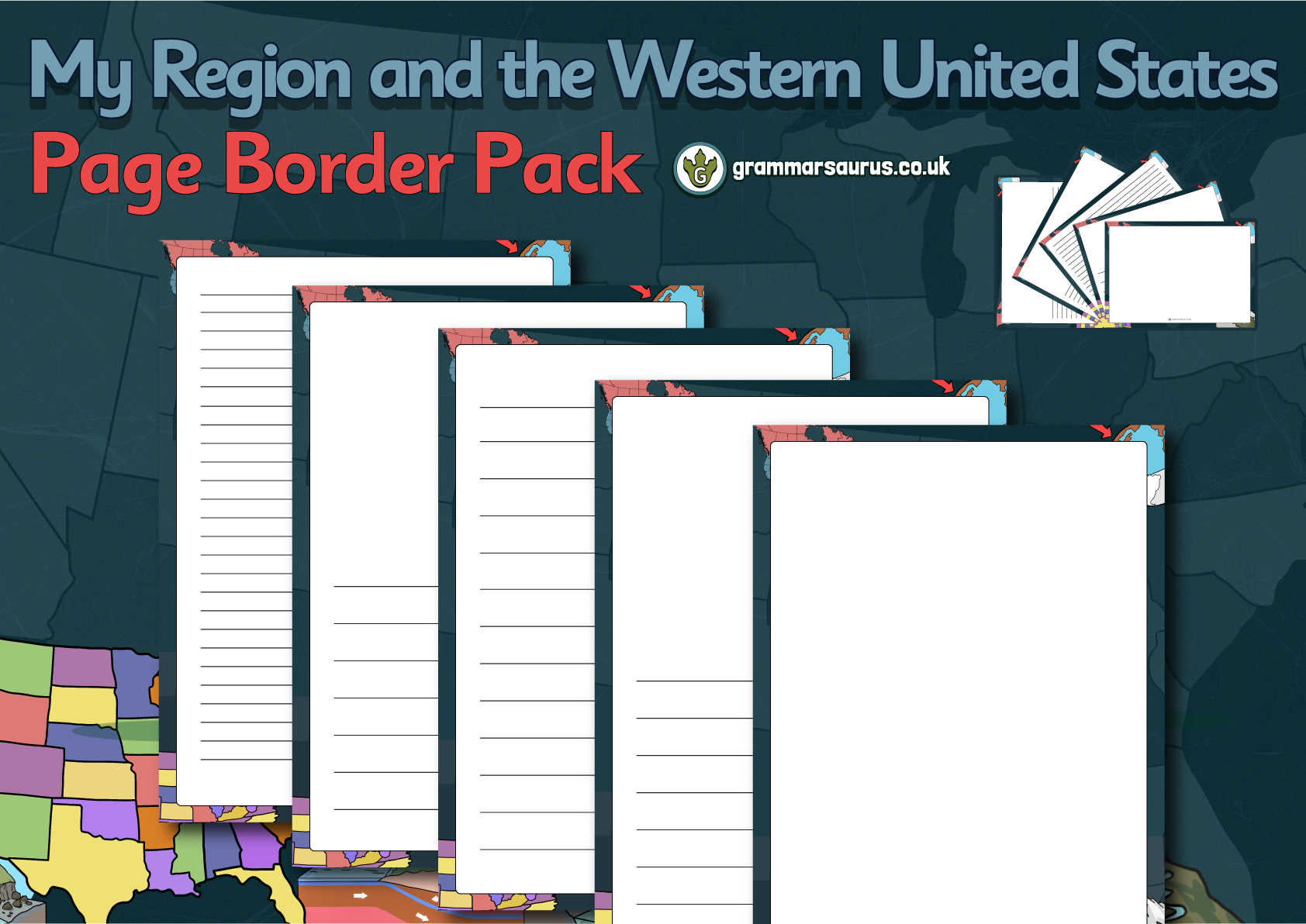 Year 5 Geography – My Region and the Western United States – Page ...