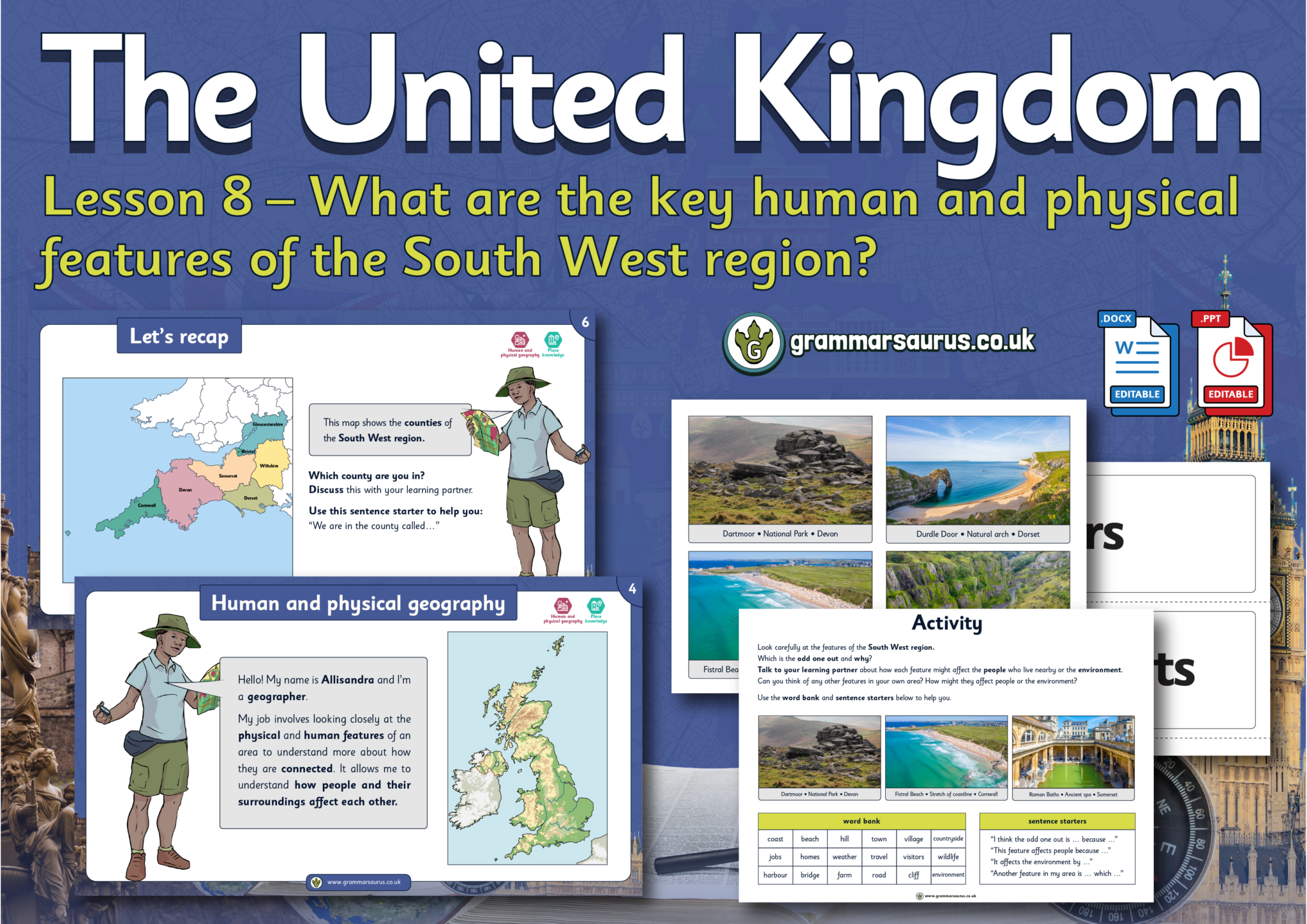 Year 3 Geography - The United Kingdom - What are the key human and ...