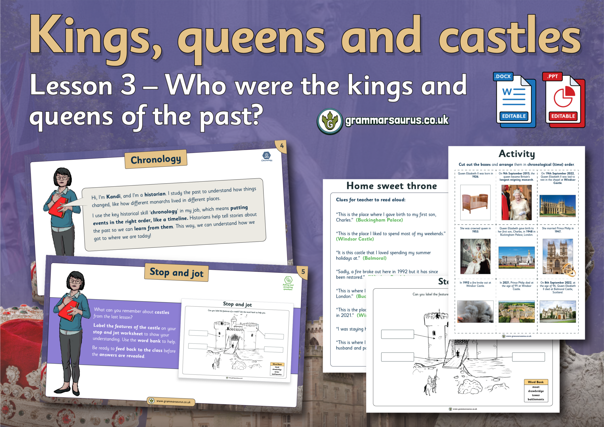 KS1 History – Kings, queens and castles – Who were the kings and queens ...