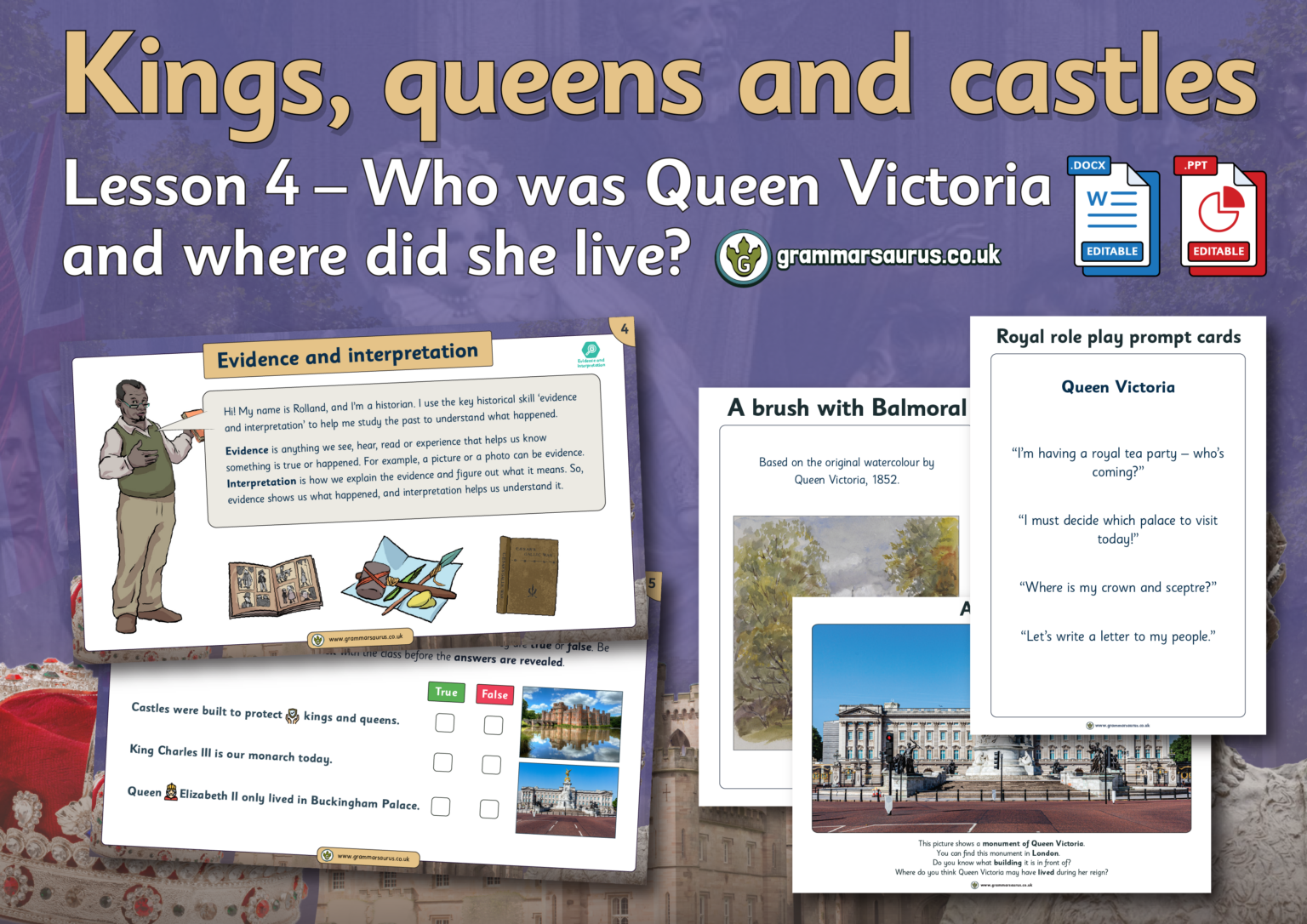 KS1 History – Kings, queens and castles – Who was Queen Victoria, and ...