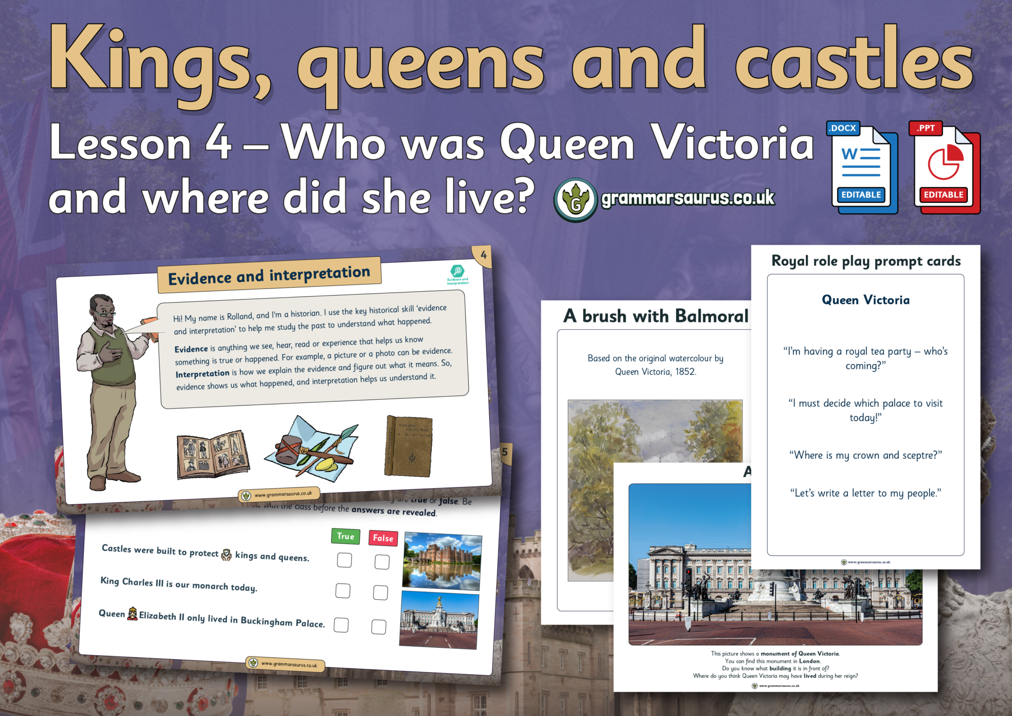 KS1 History – Kings, queens and castles – Who was Queen Victoria, and ...