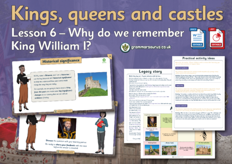 KS1 History – Kings, Queens and Castles – Why do we remember King ...