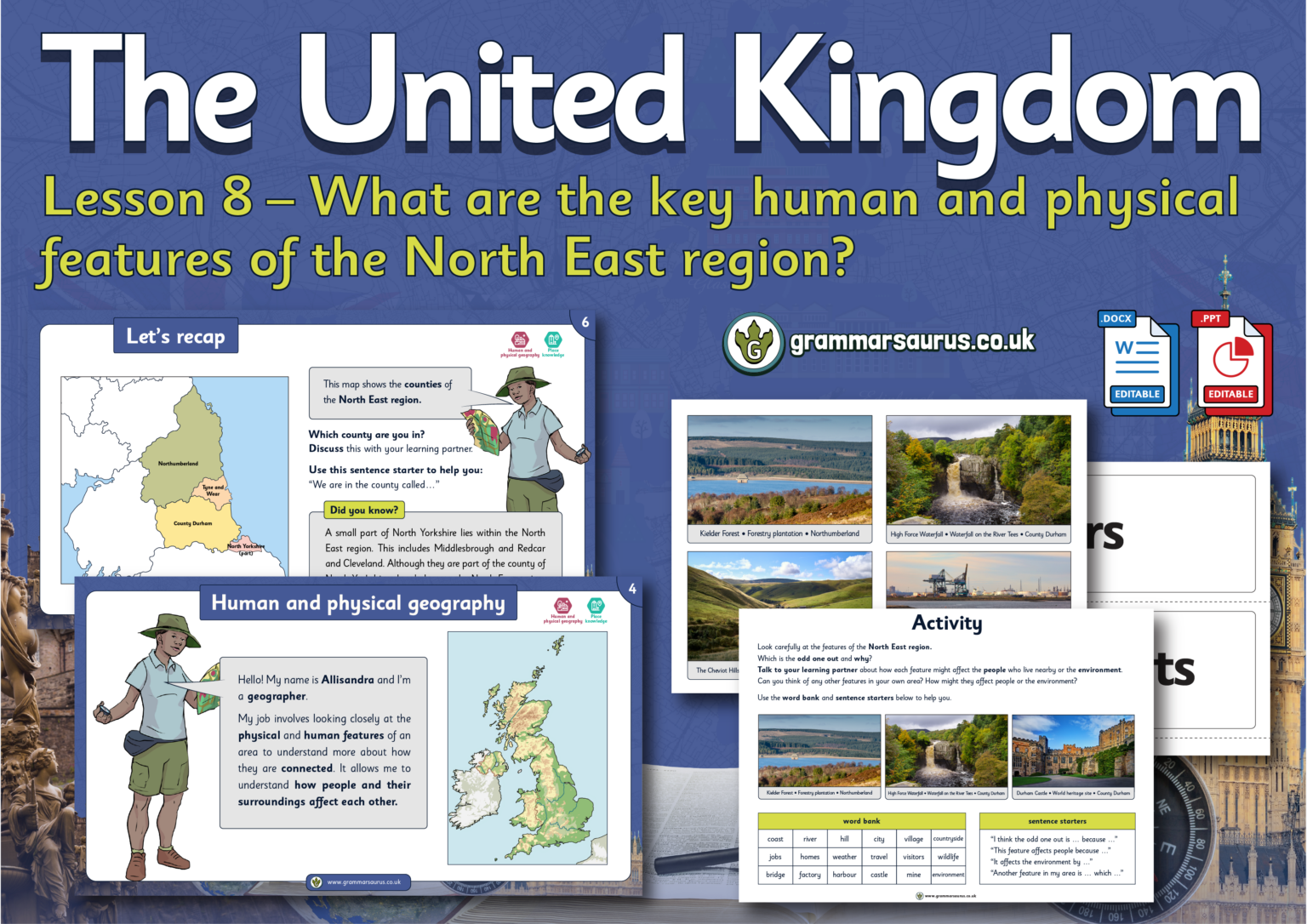 Year 3 Geography - The United Kingdom - What are the key human and ...