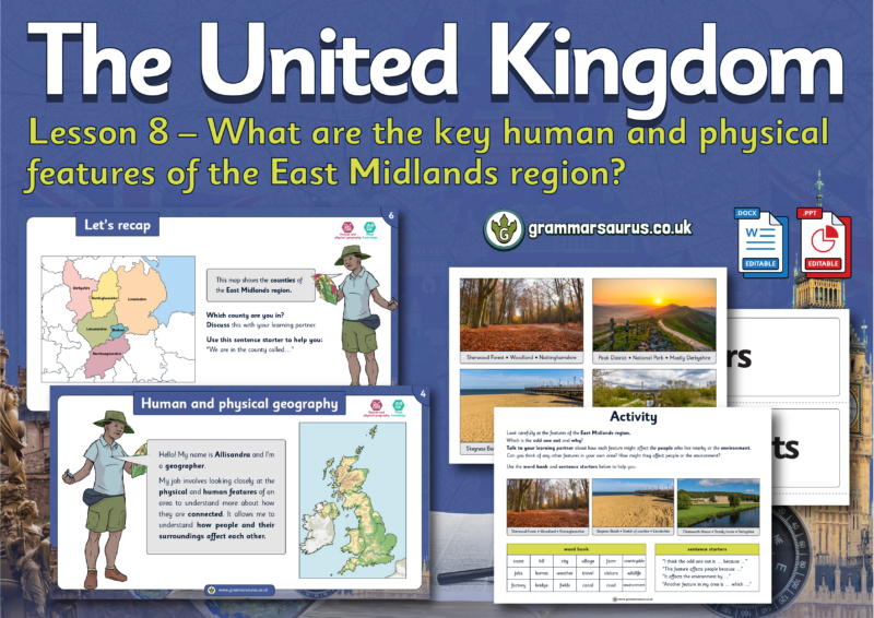 Year 3 Geography - The United Kingdom - What are the key human and ...