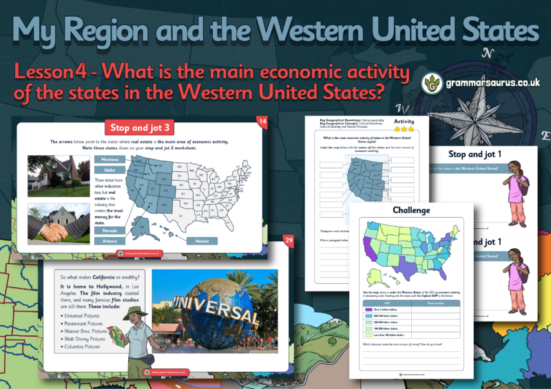 Year 5 Geography - My Region and the Western United States - What is ...