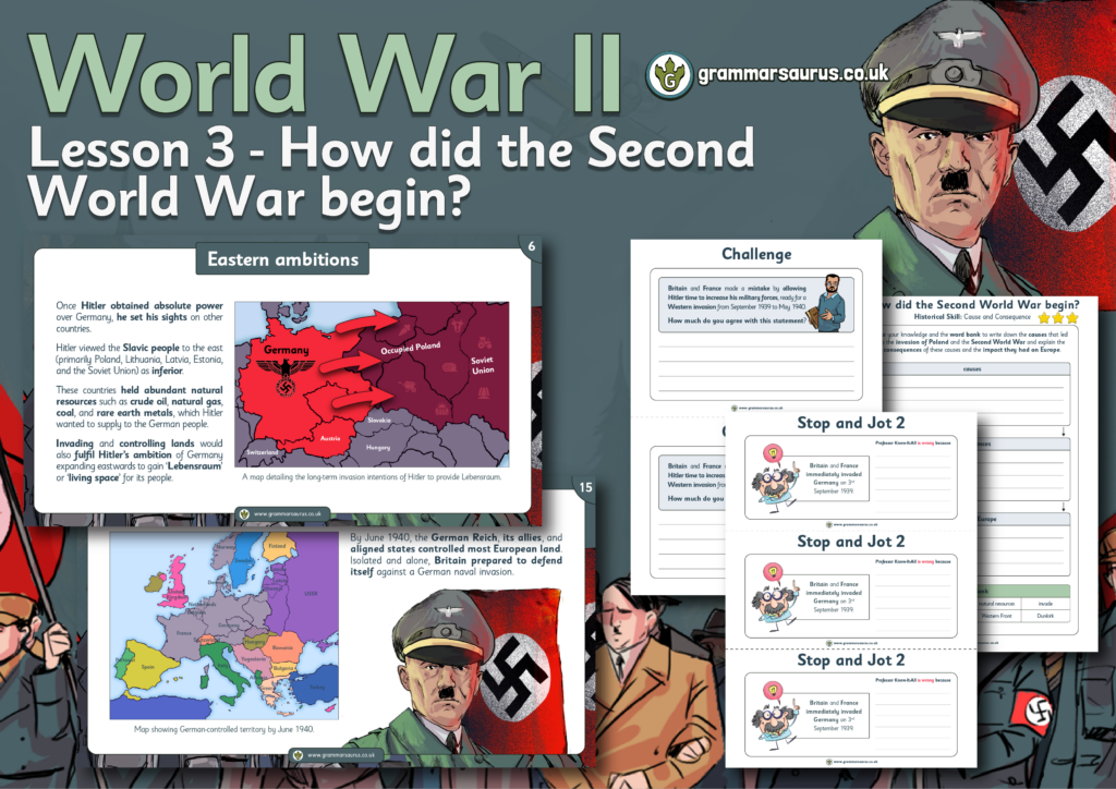 Year 6 History - World War Two - How did the Second World War begin ...