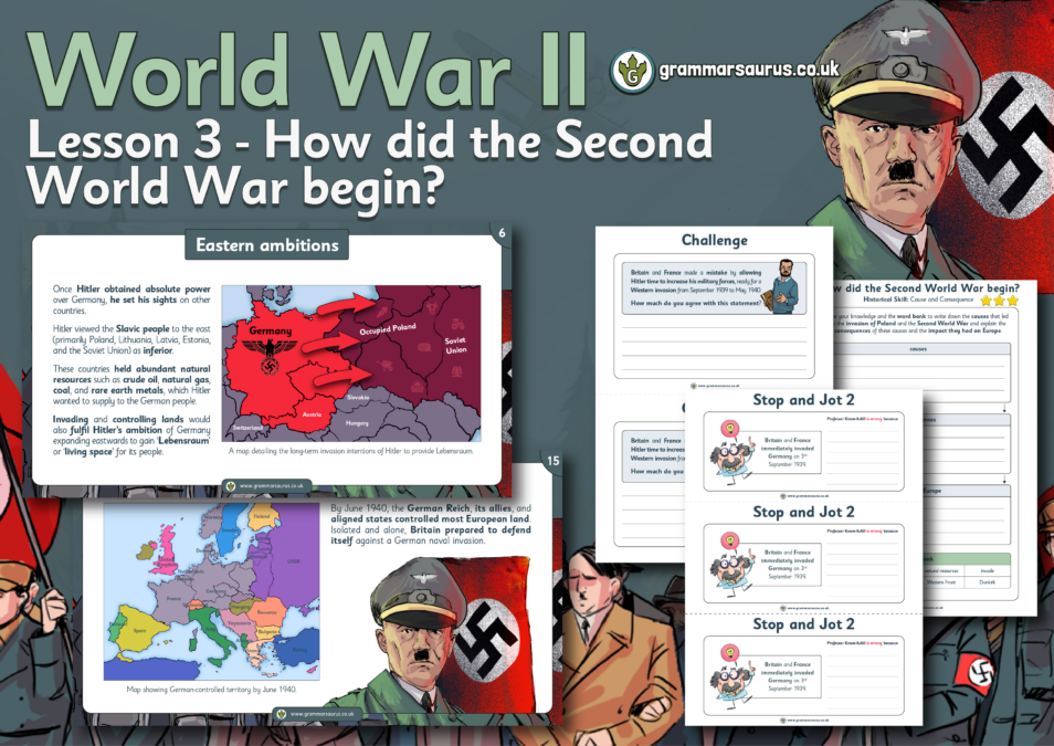 Year 6 History - World War Two - How did the Second World War begin ...