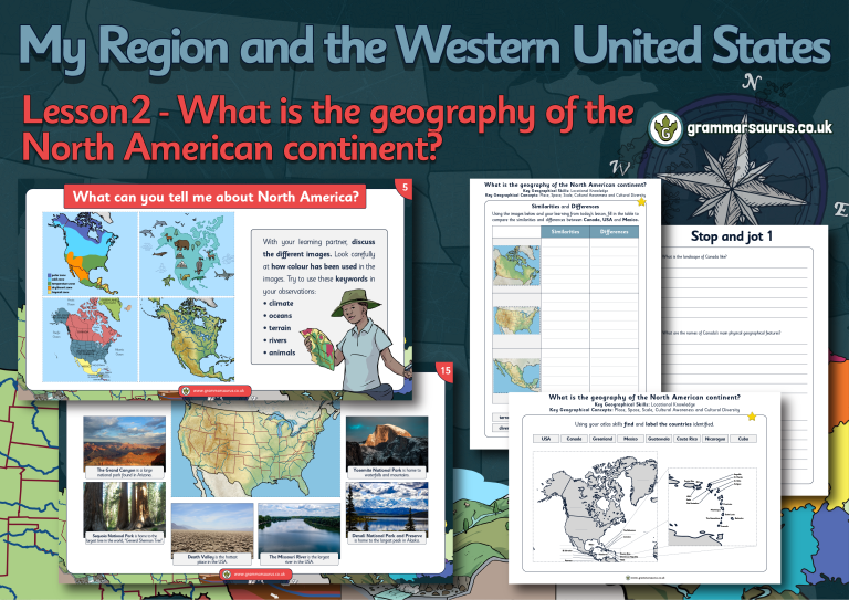 Year 5 Geography - My Region and the Western United States - What is ...
